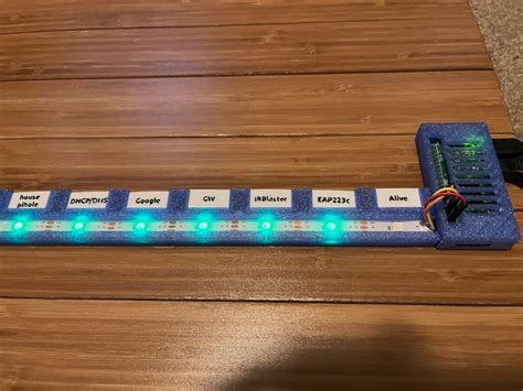 Rgb Led Status Strip W Raspberry Pi 0 Remixed By Jigman Makerworld
