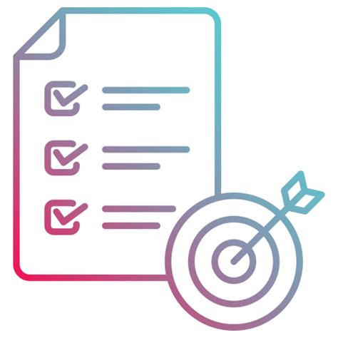 Objective Generic Gradient Outline Icon