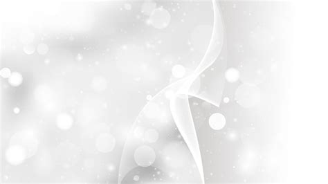 White Bokeh Abstract Background