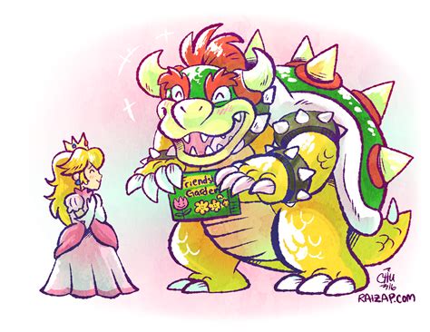 Bowser And Peach Being Cute — Weasyl