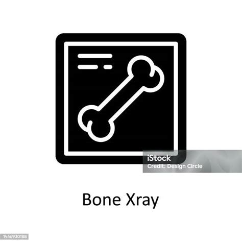 뼈 Xray 벡터 솔리드 아이콘 디자인 그림입니다 흰색 배경에 의료 기호 Eps 10 파일 0명에 대한 스톡 벡터 아트 및 기타