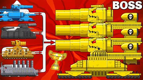 MEGA BOSS HYBIRD DORA Vs MEGA TANK Cartoons About Tank Nina Tank Cartoon YouTube