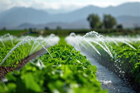 Premium Photo Precision Irrigation Systems And Agricultural Practices