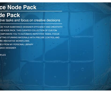 Artstation Substance Node Pack Dete Node Pack Resources