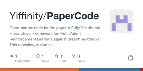 Github Yiffinitypapercode Open Source Code For The Paper A Fully Distributed Hierarchical