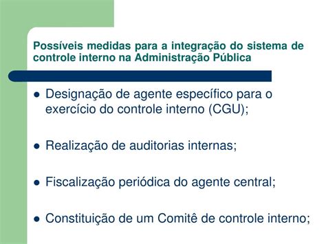 PPT CONTROLE DA ADMINISTRAÇÃO PÚBLICA PowerPoint Presentation free