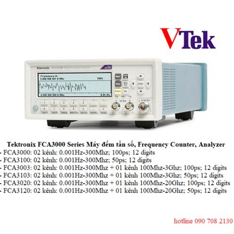 Máy đếm Tần Số Tektronix Fca3000 300mhz 100ps Tektronix