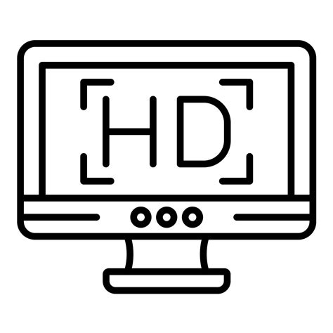 Screen Resolution Vector Icon 21716918 Vector Art At Vecteezy