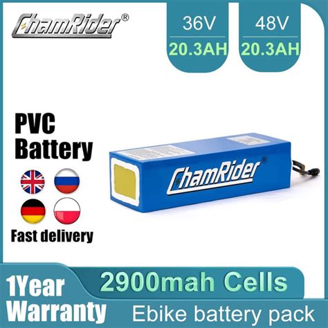 Аккумулятор для электровелосипеда ChamRider ПВХ 36V , Li-ion 18650 / ...