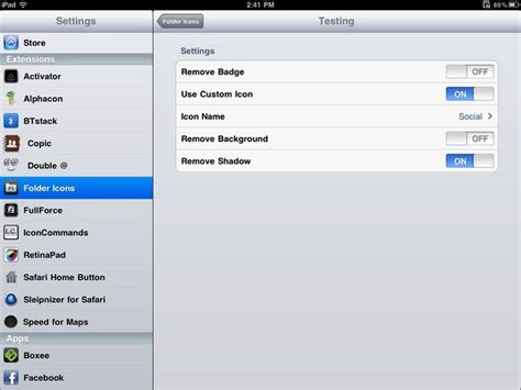 Customize Iphone And Ipad Folder Icons Cydia Tweak