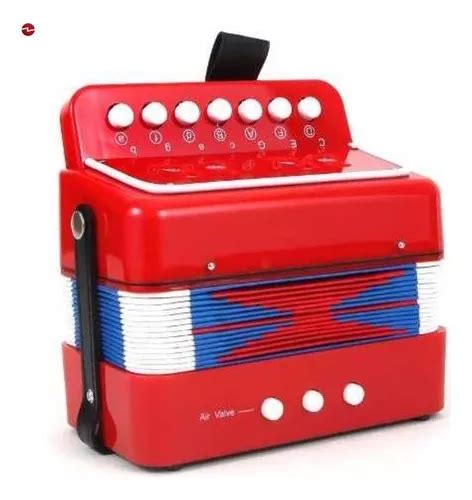 Mini Acordeon Para Niños 7 Acordes 2 Bajos Calei Y Armon Cuotas