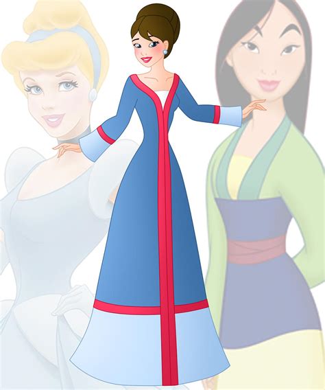 Disney Fusion Cinderella And Mulan By Willemijn1991 On Deviantart