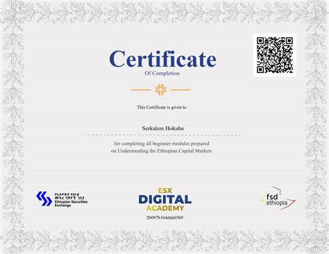 A Huge Thank You To Ethiopian Capital Market Authority Esx Academy