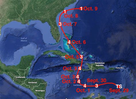 Hurricane Matthew Recap Wind Strength Rainfall Damage Photos