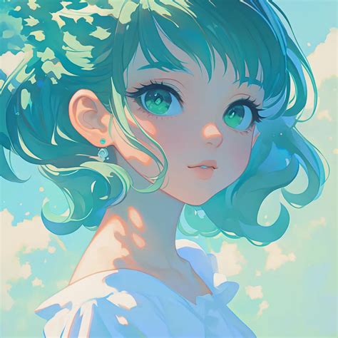 澄み渡る空と緑アイコン｜イラスト・フリー素材なら「シンテリ」