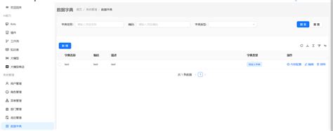 数据字典 Aiflowy