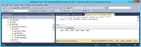 Use Query Manager In Sentinel To Modify Database Sql Sentinel