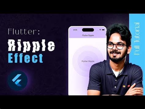 Flutter Ripple Effect Ripple Effect On Custom Widget In Hindi