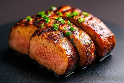 Delicious Duck Fillet Ready To Be Cooked On A Grill Stock Illustration