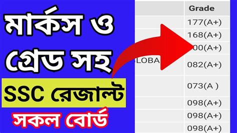 মার্কস ও গ্রেডসহ Ssc Result 2025। Ssc Result Marksheet All Subject Wise
