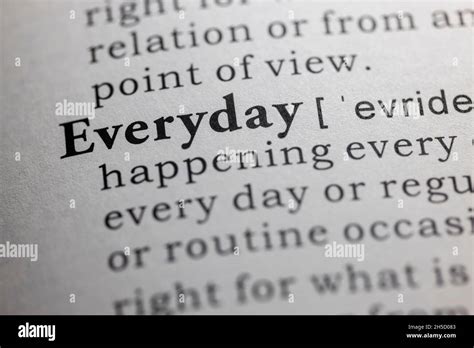 Fake Dictionary Word Dictionary Definition Of Everyday Stock Photo Alamy