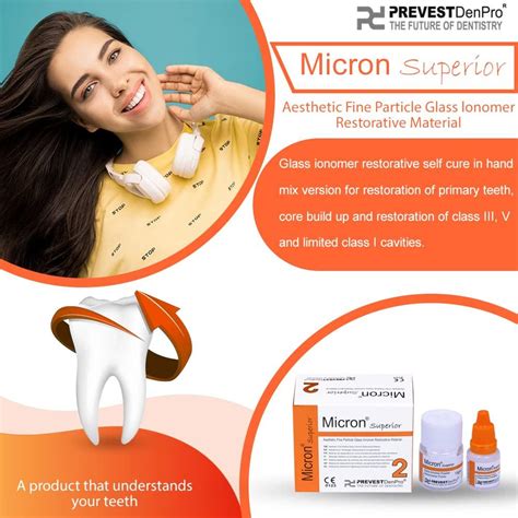 Micron Superior Radiopaque Glass Ionomer Dental Cement A2 Natural Shade
