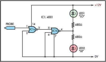 Simple Logic Probe Eeweb
