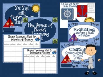 Ocean Bloom S Taxonomy Class Posters Set Sail With Higher Order