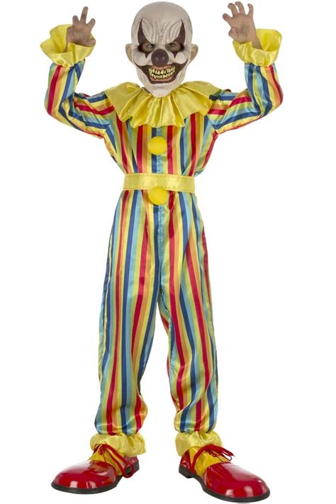 Disfraz Payaso Diabólico con Máscara para Niño Dehalloween es