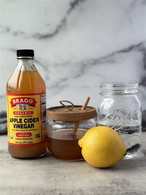 Apple Cider Vinegar And Lemon Juice Drink Recipe