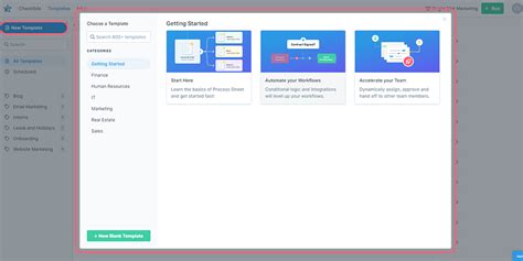 Template Dashboard Process Street Help