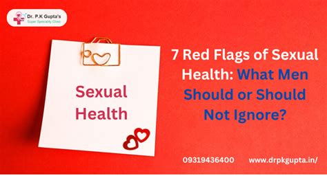 Red Flags Of Sexual Health What Men Should Or Should Not Ignore Dr Pk Gupta Best