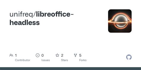 Github Unifreqlibreoffice Headless