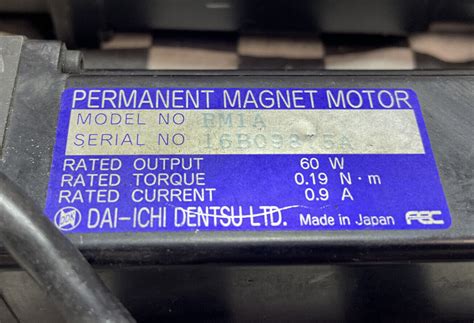 Permanent Magnet Motor Rm1a Fec Nut Runner Nft 101rm1a S Td 10 Nfs