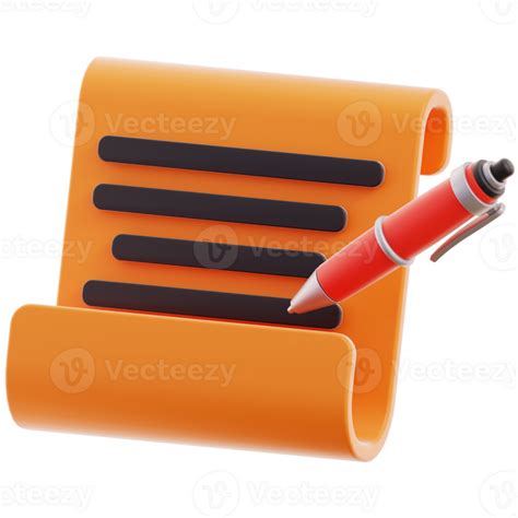 Script Movie Production Device And Tools 3d Illustration 38355510 Png