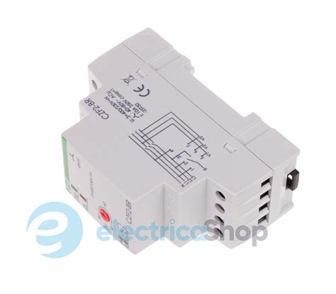 Реле пропадания фаз Czf2 Br контроль контактора Fandf купить Электрика ШОП