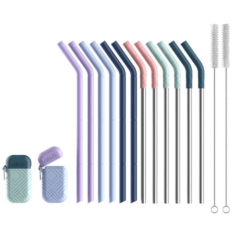 Ello S 16pc Reusable Straw Set