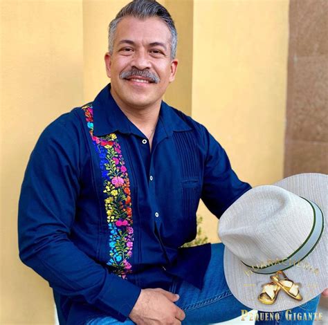 Long Sleeve Navy Blue Guayabera Handmade Artisan Designer Embroidery