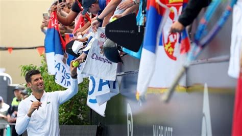 Novak Djokovic Feels The Love On Australia Return Holds No Grudges