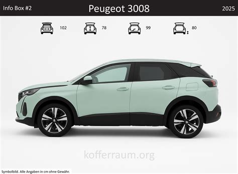 Peugeot 3008 Boot Space Dimensions Kofferraum