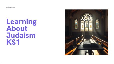 Learning About Judaism Ks1 Assemblylesson Powerpoint The