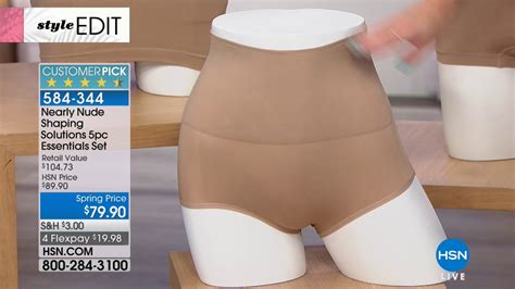 Hsn Nearly Nude Shapewear Premiere 02282018 09 Am Youtube