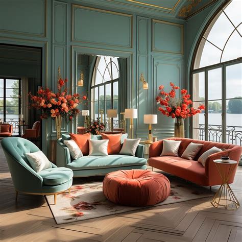 Premium Ai Image Elegant Bright And Colorful Color Schemes