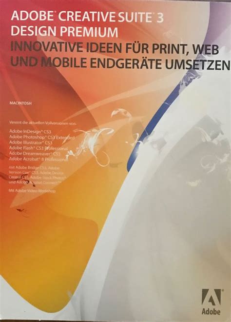 Adobe Creative Suite 3 Design Premium Für Mac In Berlin Mitte