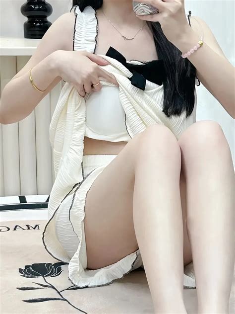여성용 달콤한 단색 텍스처 러플 트림 리본 장식 파자마 세트 네모 넥 패딩 캐미 탑 반바지 편안한 느슨한 핏 Temu