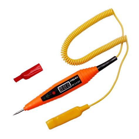 Car Electrical Circuit Test Pen Digital Display Auto Voltage Testing