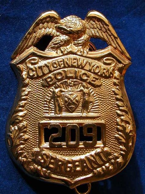 Nypd Sergeant Badge