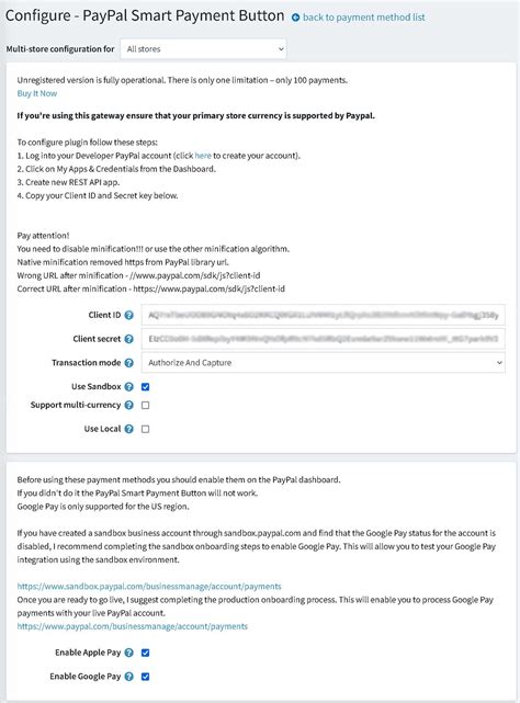 Installation And Configuring Plug In PayPal Smart Payment Buttons