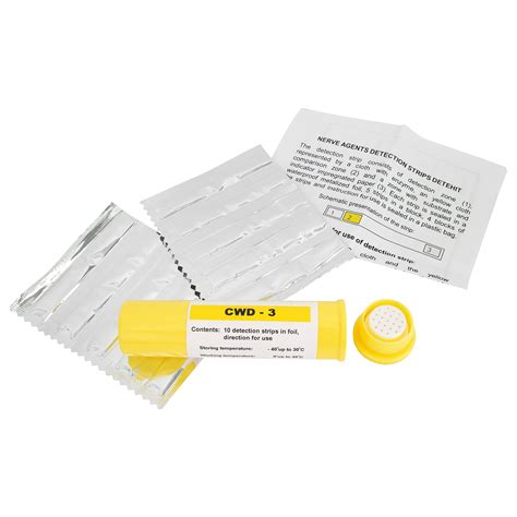 Mira Safety Detehit Cwd 3 Cbrn Detection Strips