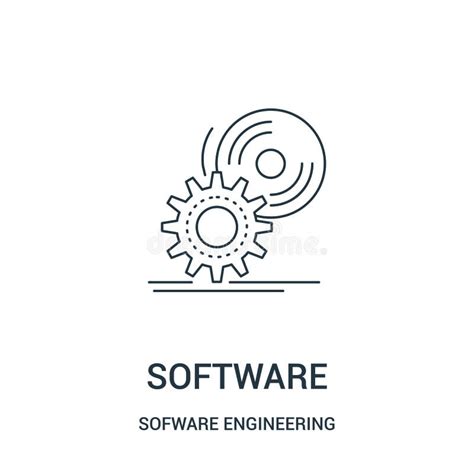 Software Icon Vector From Virtual Reality Collection Thin Line Software Outline Icon Vector